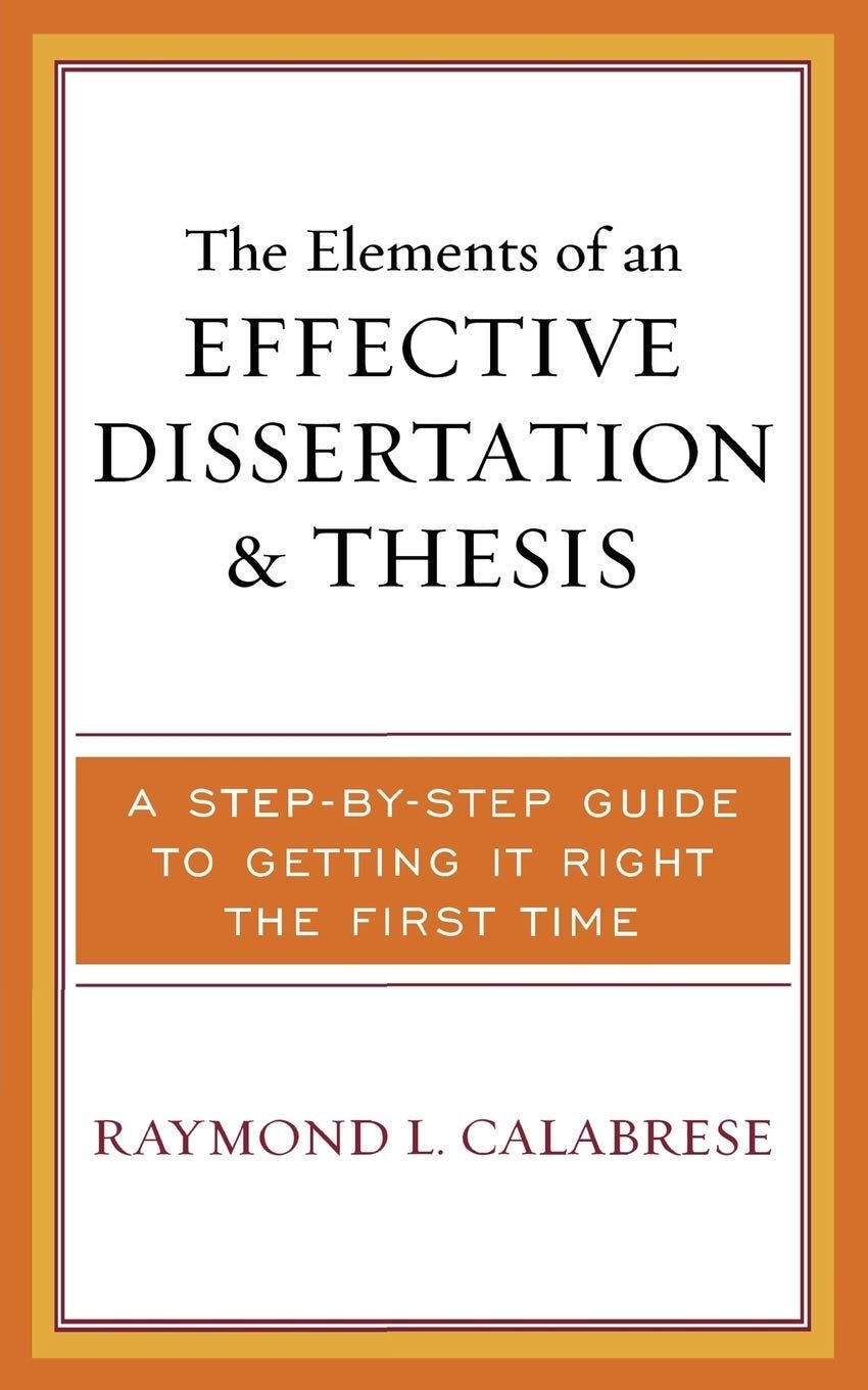 [DOWNLOAD]-The Elements of an Effective Dissertation and Thesis: A Step ...