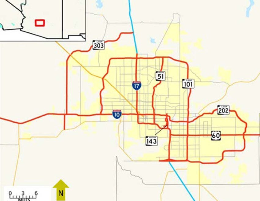 North Phoenix’s Odd Couple: The I-17 and SR-51 | Freeway Face-Off | by ...