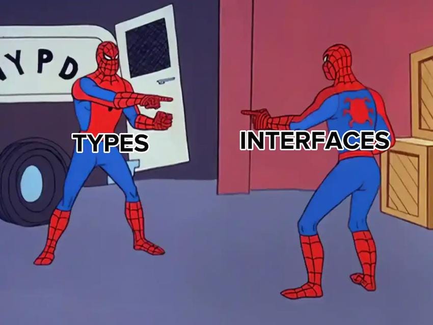 types vs interfaces. - Interface vs Type ? Choose Type … | by Jorge Mor ...
