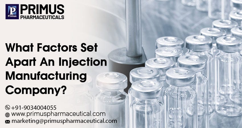 What Factors Set Apart An Injection Manufacturing Company? - Primus ...