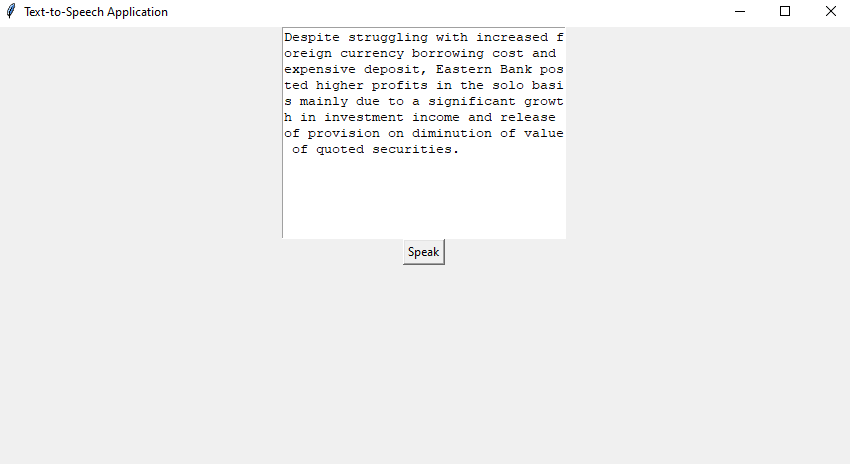 Building A Text To Speech Application Using Python And Tkinter By The Codecrafter Medium