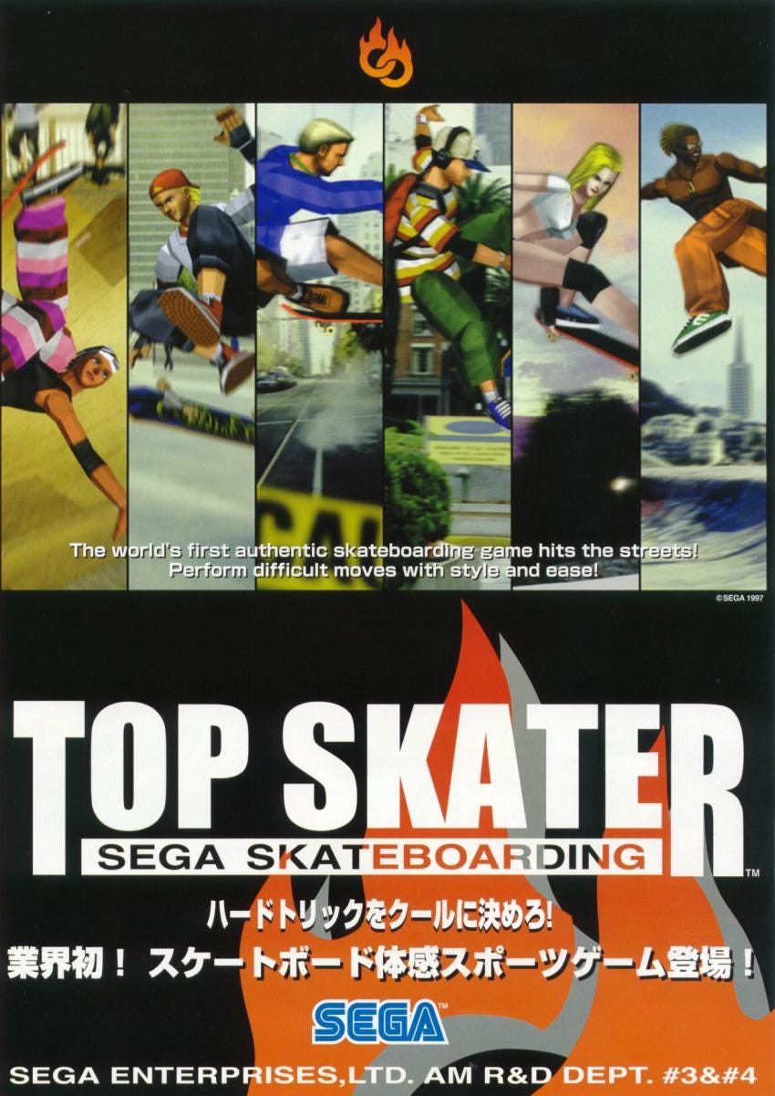 Arcade Game #09: Top Skater. トップ・スケーター | by Cory Roberts | Shinkansen ...