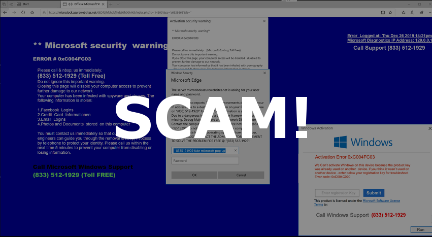 Received a Microsoft Error Message while browsing? NeeP Scambaiting ...