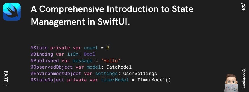 The Fundamentals of State Management in SwiftUI | by macitch. | Medium