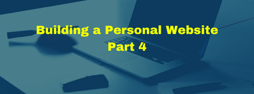 Building a Personal Website (Mini-Series Part 4) | by Tara Krishnan ...