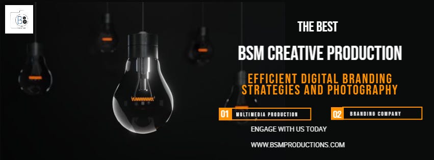 Choose BSM Productions for efficient Digital Branding strategies and photography | by BSM ...