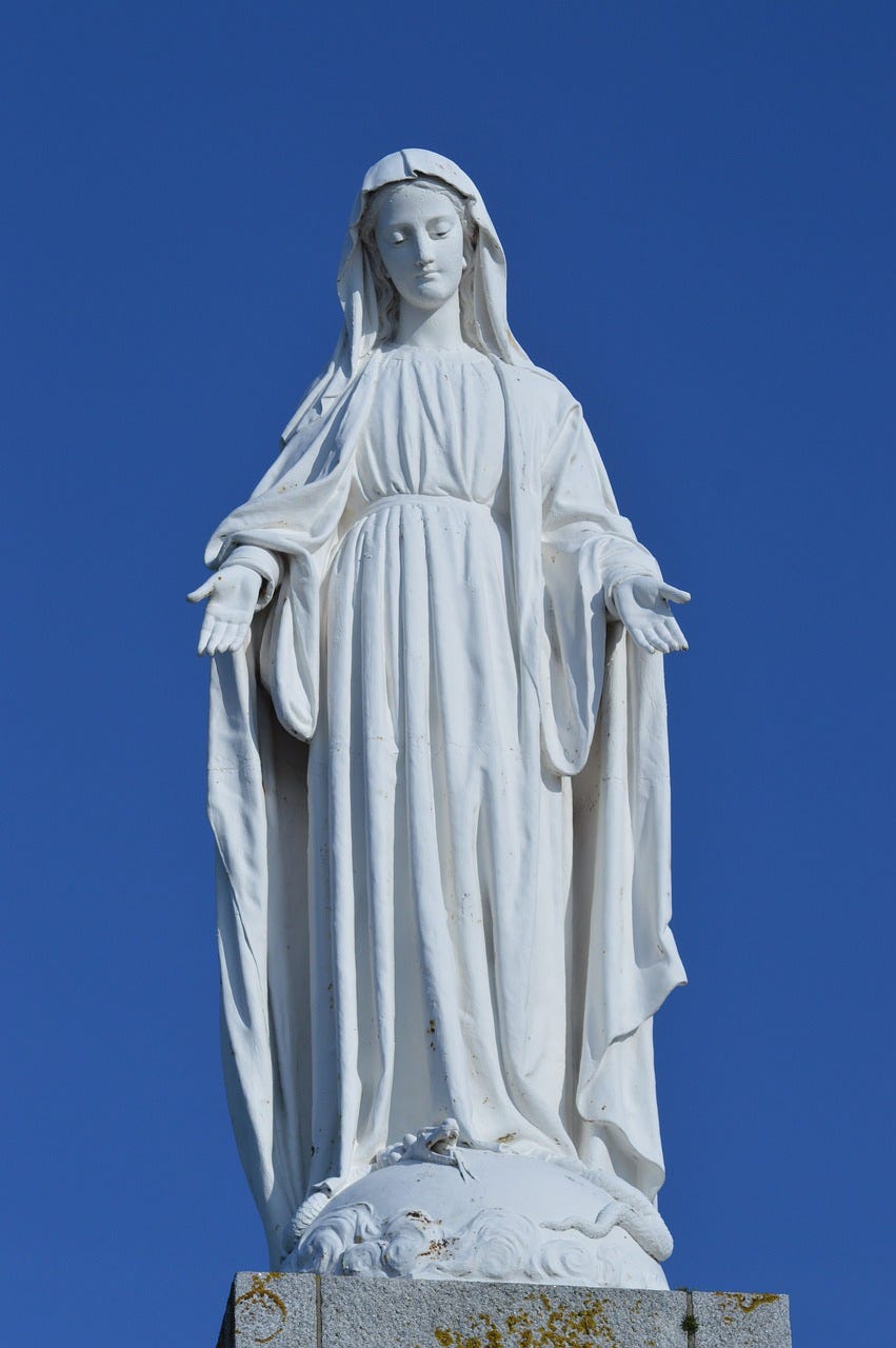 In the cosmic tapestry, Mary divine, | by saints.calendar | Dec, 2023 ...