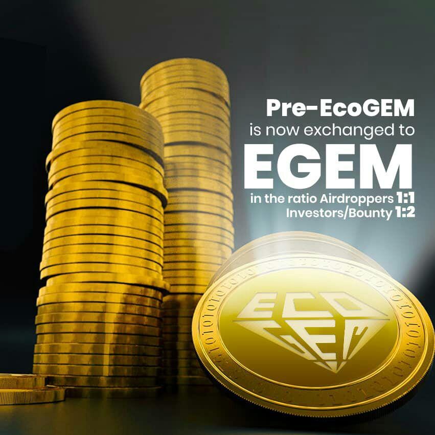Roll Out of Permanent EGEM Tokens from Pre-EcoGEM | by EcoGEM Club | Medium
