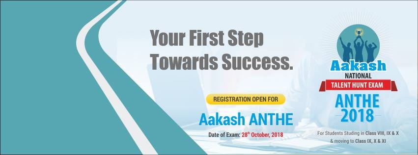 ANTHE 2018 Scholarship Exam: Registration, Fee, Dates, Amount | by ...