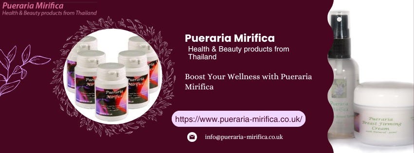 Pueraria Mirifica Capsules & Spray: Boost Your Well-being | by Pueraria ...