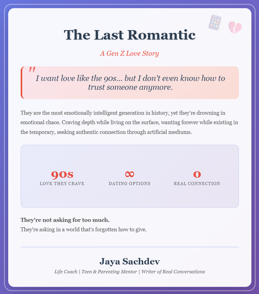 Why Gen Z Struggles with Love: What Parents Need to Know About Modern ...