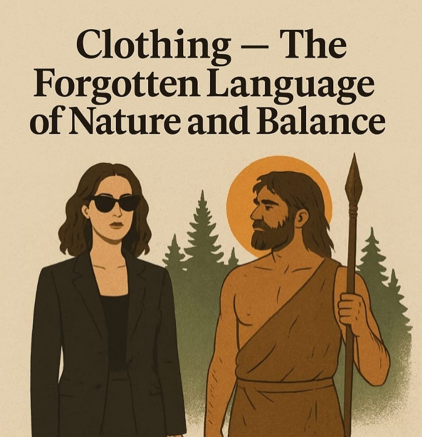 Clothing — The Forgotten Language of Nature and Balance | by Marav | Medium