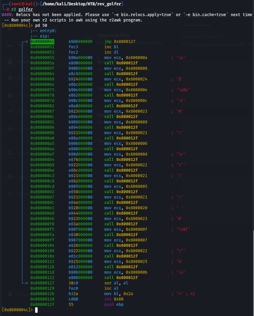 Golfer — Part 1 Hackthebox — Reverse Engineering By Danisyeisyraf Medium