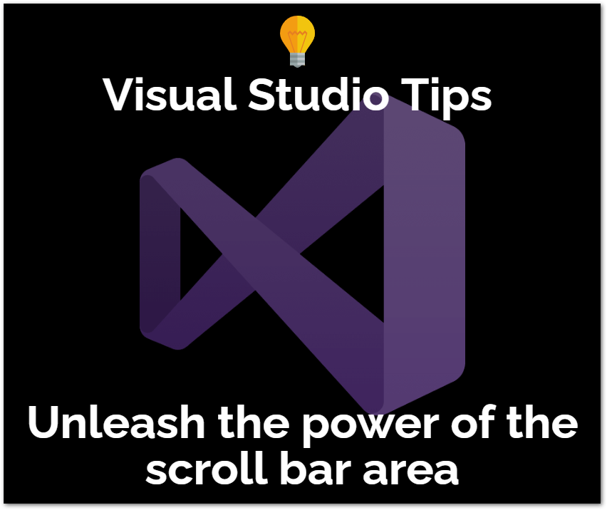 Unleash the full potential of the Visual Studio scroll bar area | Medium