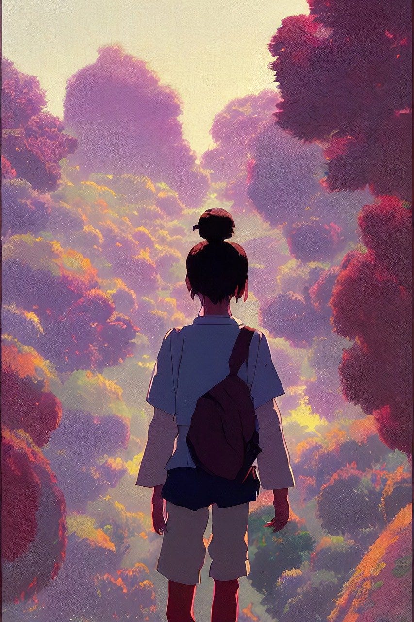 “Adventure awaits at every turn 🌍 #anime #animation #animationart # art ...