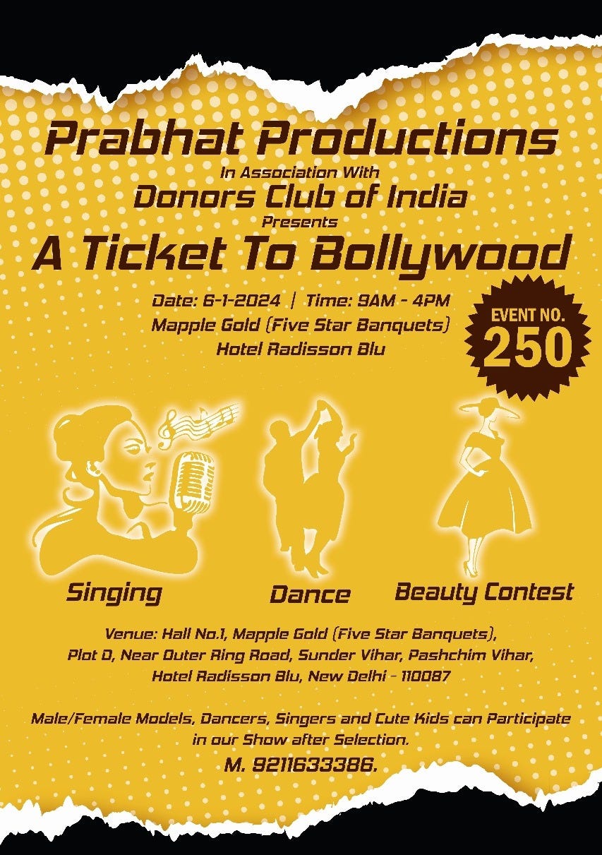 A Ticket To Bollywood. Audition for Dancers | by auditionformodels8 ...