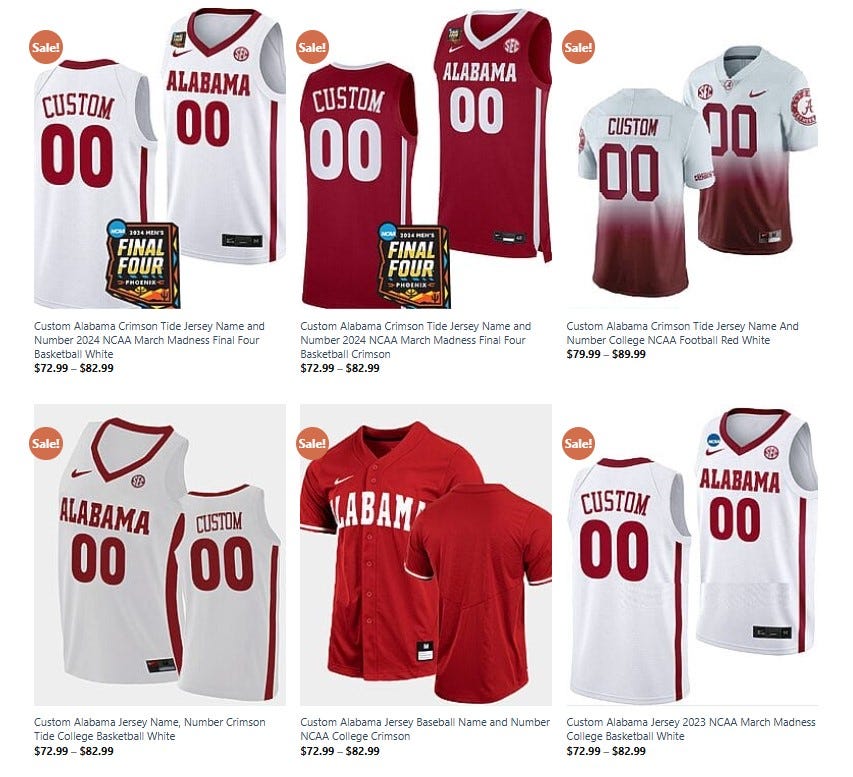 How to Design Your Own Custom Alabama Crimson Tide Jersey | by Top Wow ...