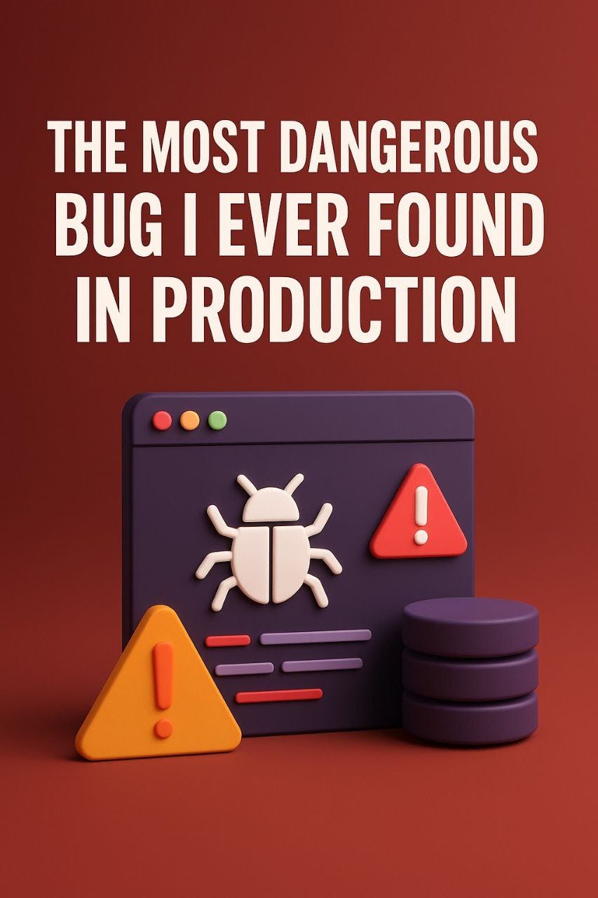 The Most Dangerous Bug I Ever Found in Production | by The Dialectic ...