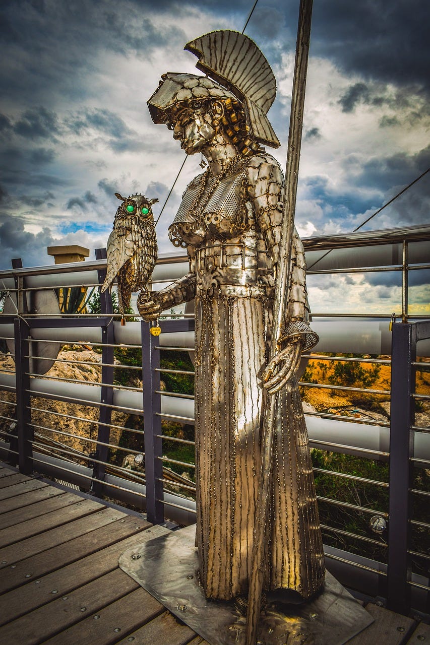 The Myth of Athena. Wisdom, Warfare, and Divine Legacy | by Lucky Luke ...