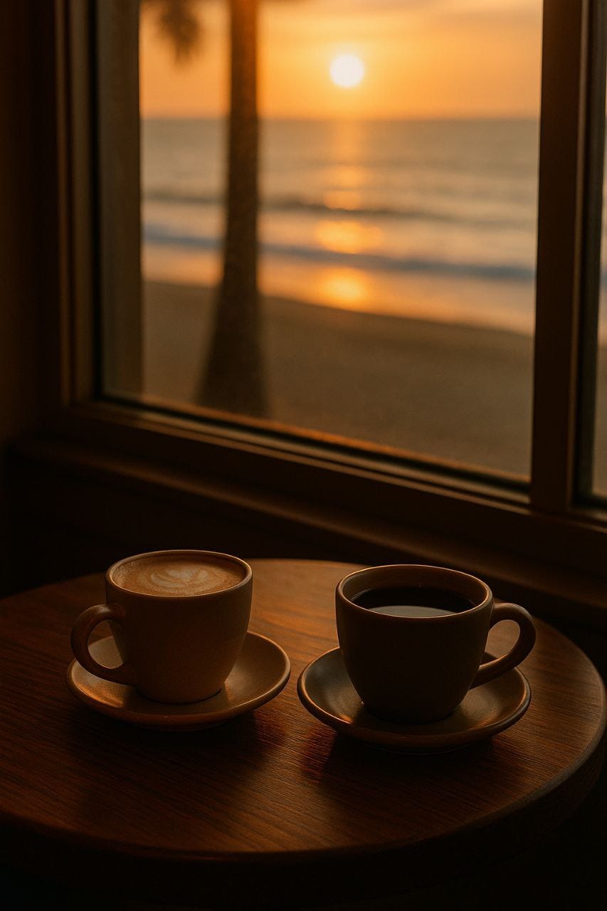 The Fourth coffee. My phone kept buzzing in quick… | by M | Apr, 2025 ...