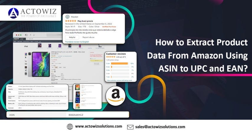 How to Extract Product Data From Amazon Using ASIN to UPC and EAN? | by ...