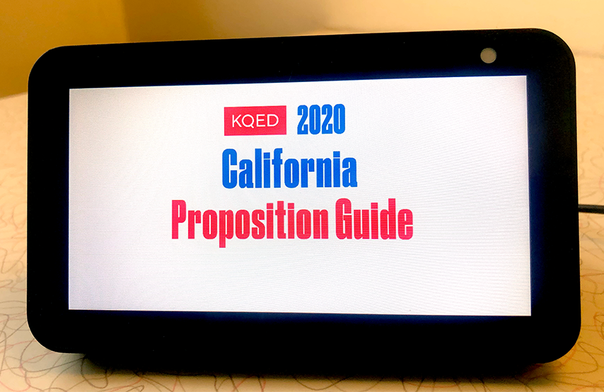 The KQED 2020 California Proposition Guide | by Lowell Robinson | Voice ...
