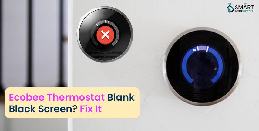 Ecobee Thermostat Black Screen