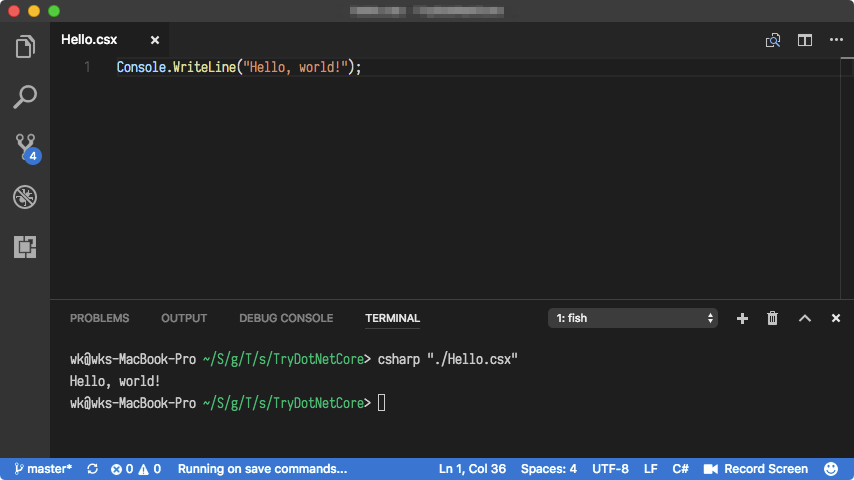 รัน C# Script (.csx) บน Visual Studio Code | by wk | Medium