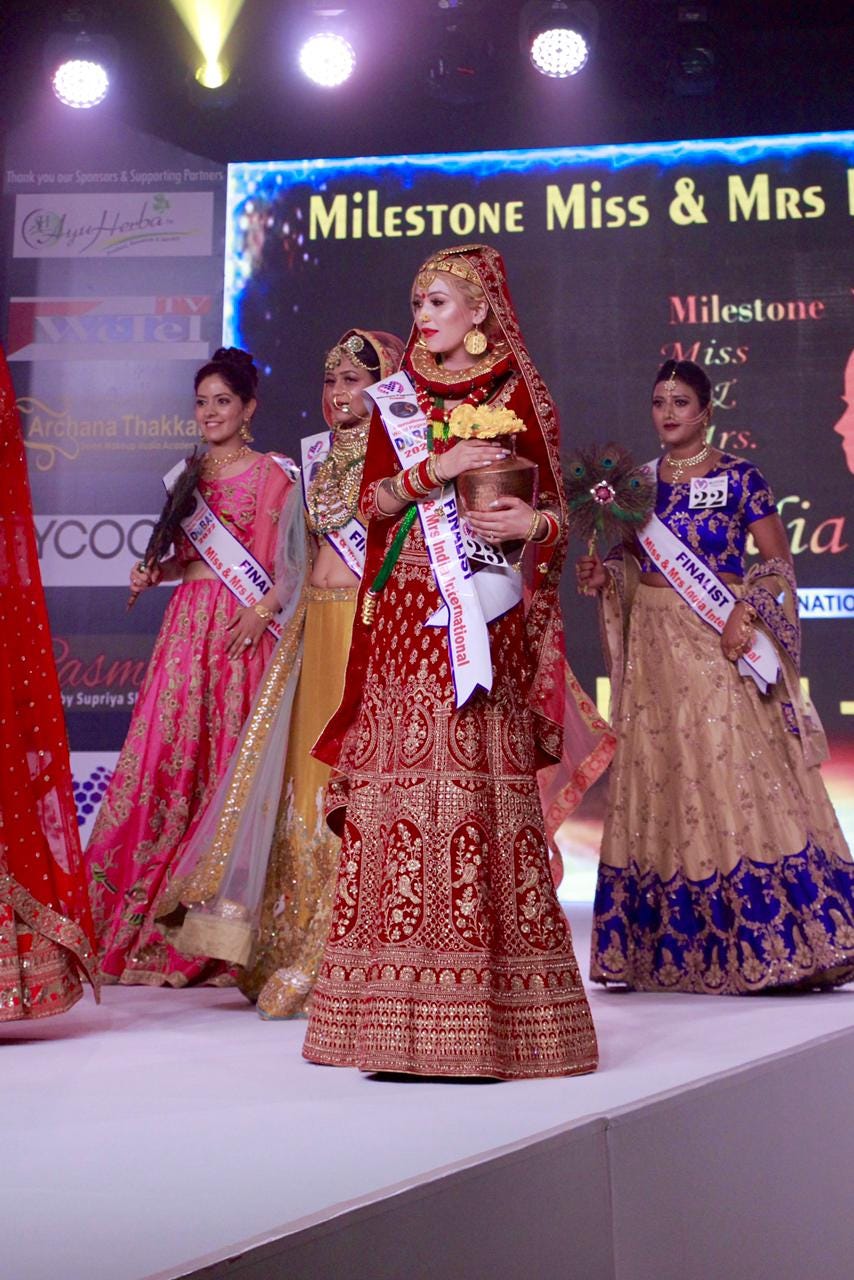 Binita shanker Wons first International pageant “MISS INDIA ...