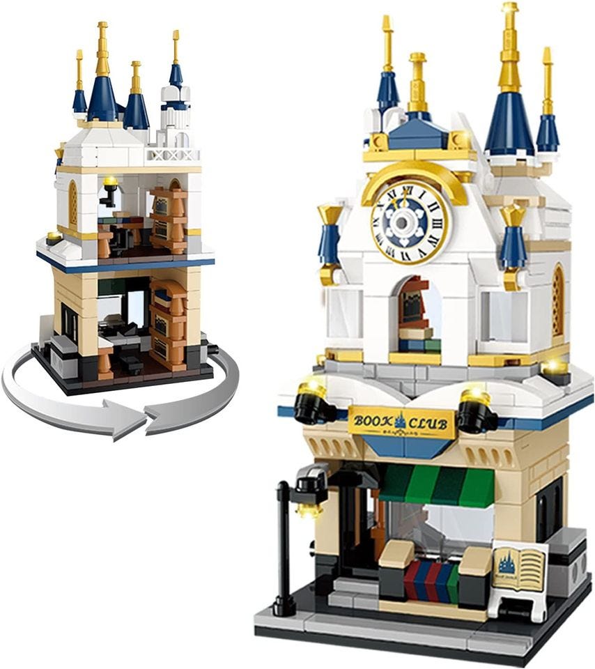 Dream Street View Shop Bricks, 330 Pieces Mini DIY Building Blocks ...