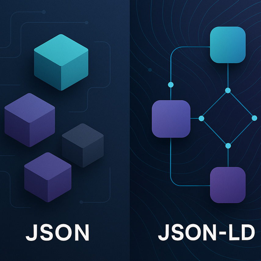 JSON vs. JSON-LD. Add semantic meaning to your data | by Tihomir Manushev | Medium