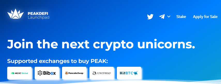 PEAKDEFI Launchpad: Connecting DeFi Projects with Investors | by Arrive21 | Medium