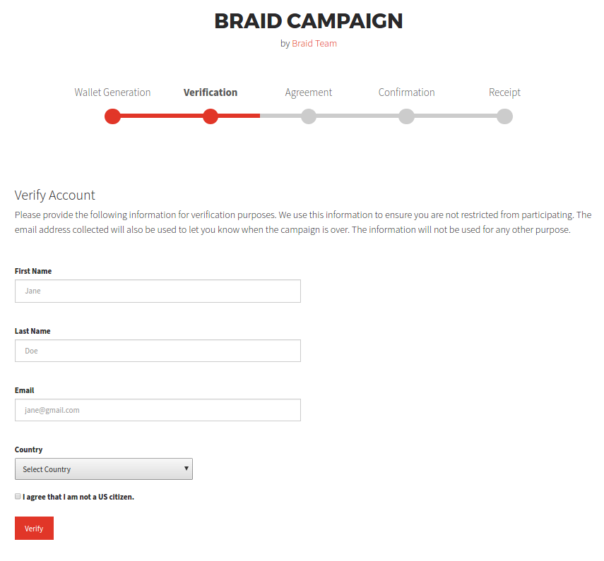 Braid Contribution Instructions. To participate in the Braid Token Sale ...