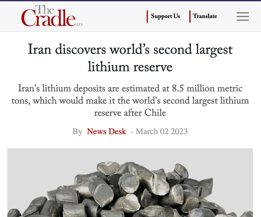 Iran Has Discovered Huge Deposits of Lithium: Let The Wars Begin | by Adebayo Adeniran | Medium