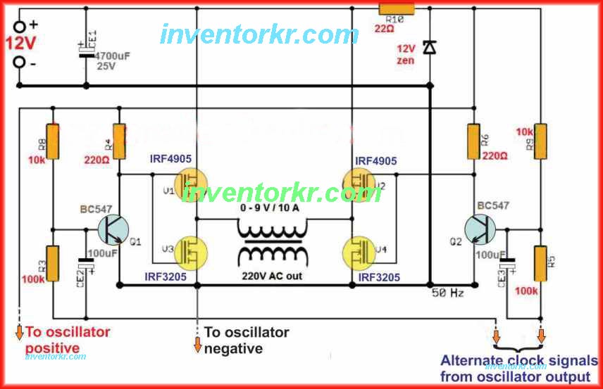 Creating an Arduino Full-Bridge (H-Bridge) Inverter Circuit: Power ...