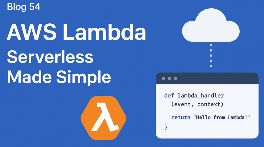 🗓️Blog 54 — AWS Lambda :-Serverless Made Simple | by Prutha_Dongre | Nov, 2025 | Medium