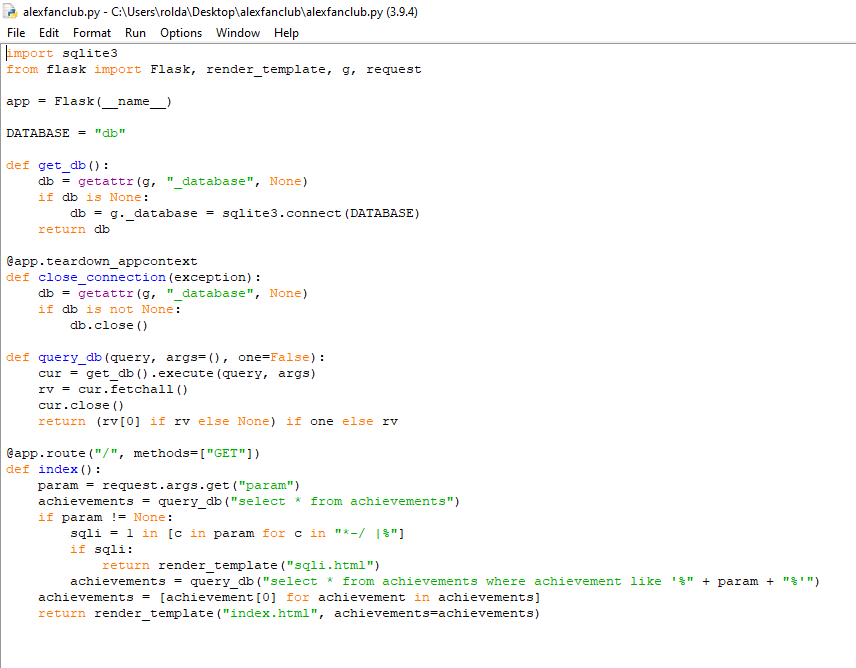 Lit CTF — Alex Fan Club : Sql injection with strict blacklist | by ...