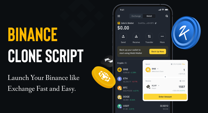 Binance Clone Script - Deploy Your Own Crypto Exchange Platform | Coinmonks