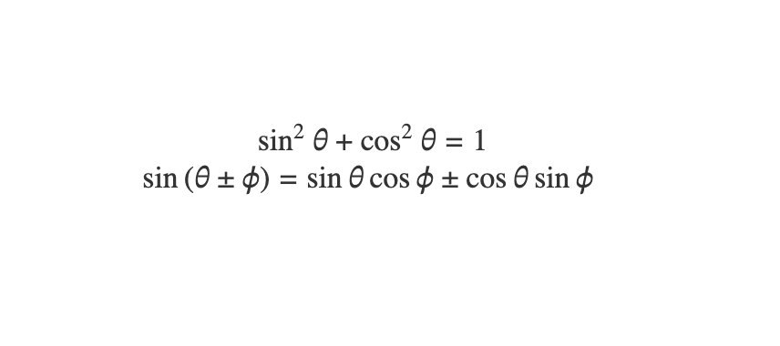 The Two Key Trig Identities Worth Memorizing | by Keith McNulty | Medium
