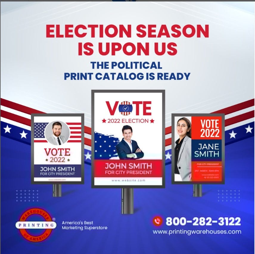 Best Political Print Catalog: Printing Warehouses of America | by ...