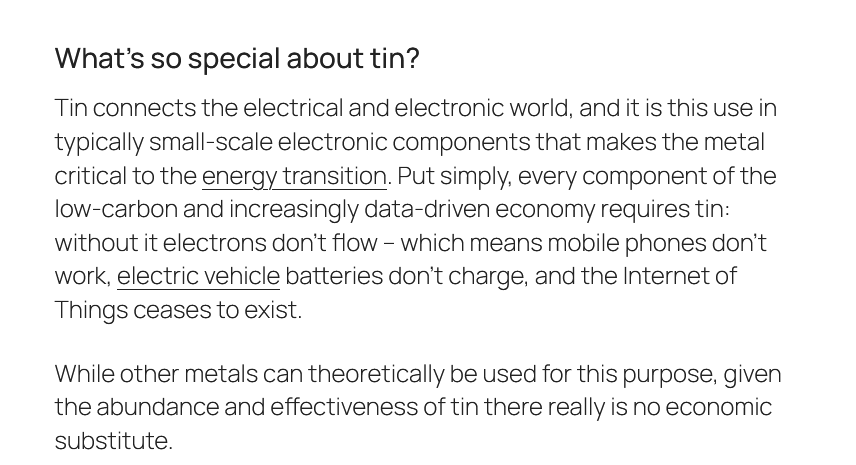 Importance of Tin and the Green Transition | by Paul Young | Nov, 2023 ...