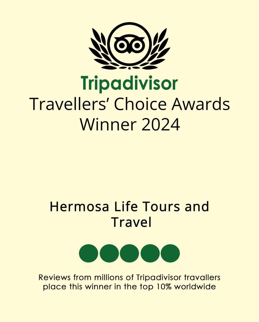 Hermosa Life Tours and Travel Wins 2024 Tripadvisor Travelers’ Choice ...