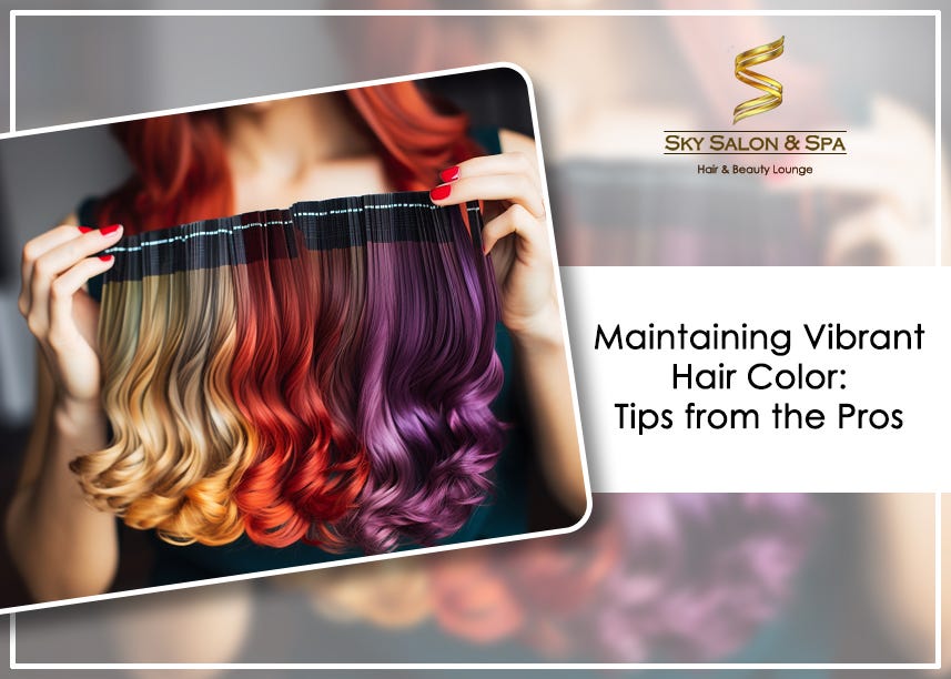 Maintaining Vibrant Hair Color: Tips from the Pros | by Sky Salon & Spa ...