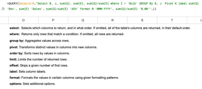 Learn SQL using Google Sheets. An easy intro to SQL using Query() | by Bhavik Patel | Data ...