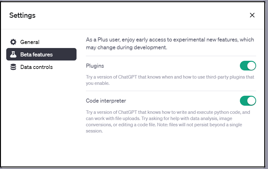 Exploring ChatGPT Code Interpreter and Plugins | by Albin Issac | Tech Learnings | Medium