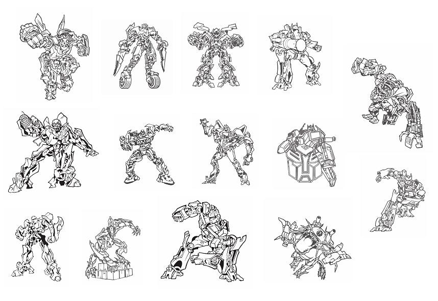 Transformer svg bundle clip art drawing image - Abananas - Medium