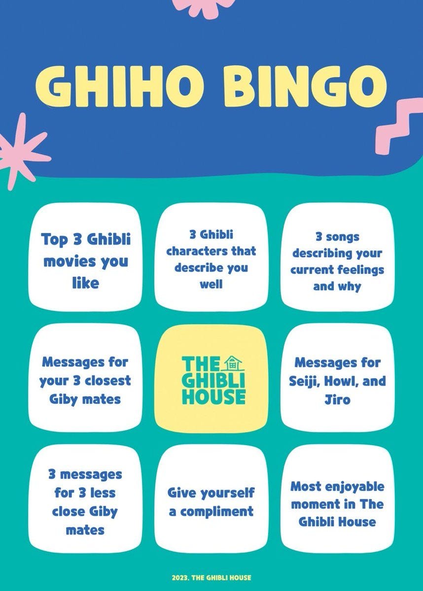 GHIHO BINGO | by alula | Dec, 2023 | Medium