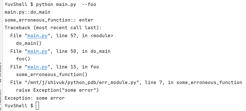 Python — Pdb Usage And Reproducing Program Execution By Yuval Sharabi 3133