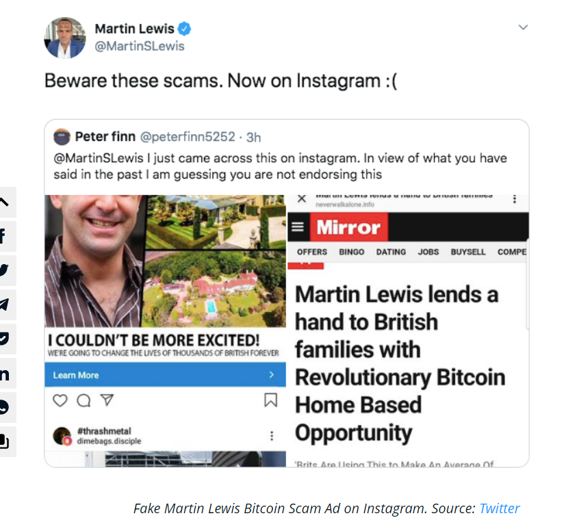 Daily Crypto Vision: Beware of Bitcoin Scam Ads on Social Media! | by ...