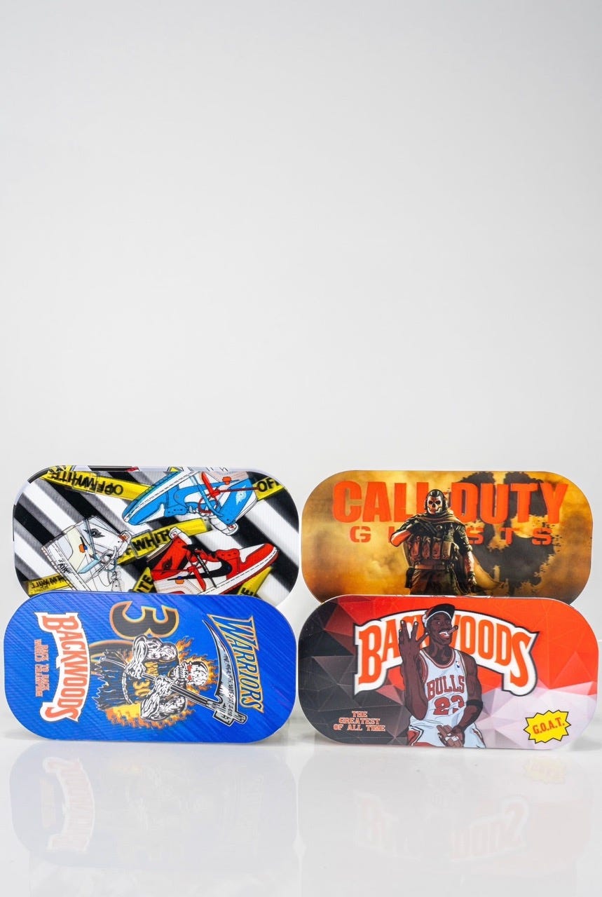 Mini Rolling Tray With 3D Magnetic Lid - Tina M - Medium